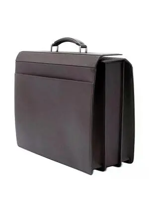 LOUIS VUITTON Taiga Leather Pilot Briefcase - Brown