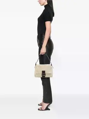 Fendi Zucca Canvas Mamma Forever Shoulder Bag