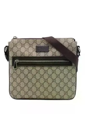 Gucci 2016-2026 Gg Supreme Crossbody Bag - Neutrals