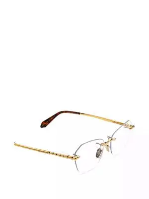 BVLGARI Serpenti Geometric Frame Eyeglasses