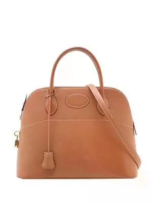 Hermès 1996 Courchevel Bolide 31 Satchel - Brown