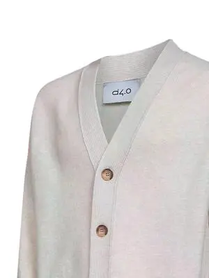 D4.0 Virgin Wool V-neck Cardigan