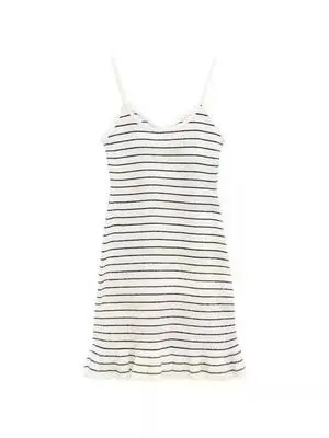 JW Anderson Striped Ruffled Mini Dress