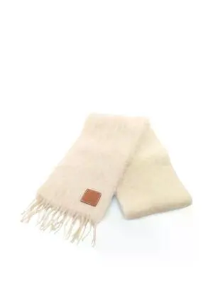 Loewe 2010s Anagram Scarf - Neutrals