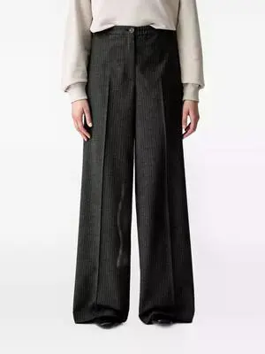 Marc O'polo Pinstripe-pattern Trousers - Grey