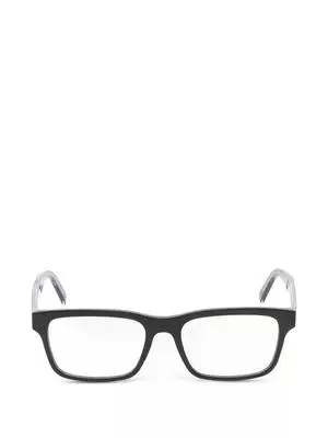 Dior Square Frame Eyeglasses - Black