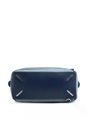 Loewe Medium Tricolor Calfskin Puzzle Satchel - Blue