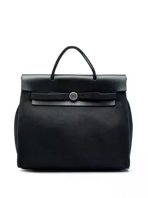 Hermès 2000 Toile Herbag Pm Backpack - Black