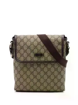 Gucci 2016-2026 Gg Supreme Crossbody Bag - Neutrals