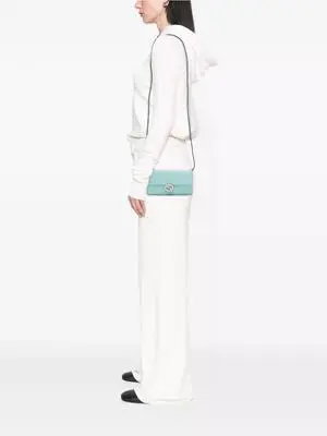 Gucci 2000-2015 Calfskin Interlocking G Dollar Wallet On Strap Crossbody Bag