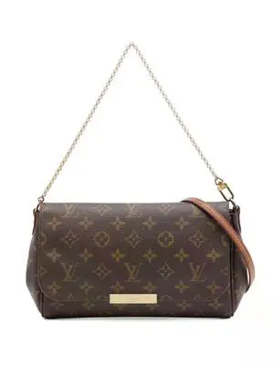 LOUIS VUITTON 2014 Monogram Favorite Mm Satchel - Brown