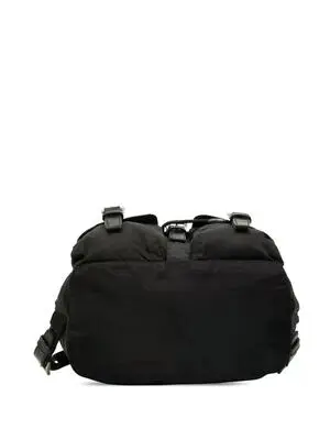 Prada Nylon Tessuto Backpack With Leather Trim