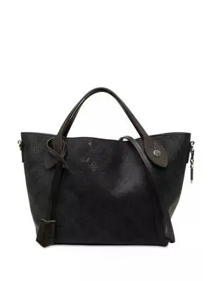 LOUIS VUITTON 2021-2026 Monogram Mahina Hina Pm Satchel - Black