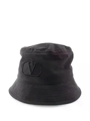 Valentino Garavani Vlogo Bucket Hat - Black