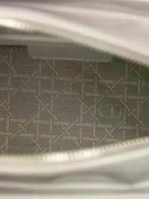 Dior Patent Cannage Lady Satchel - Grey