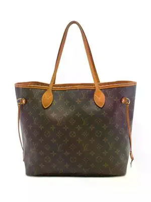 LOUIS VUITTON 2008 Monogram Neverfull Mm Tote Bag - Brown