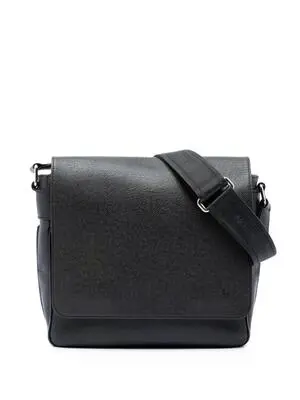 LOUIS VUITTON Taiga Roman Mm Crossbody Bag - Black