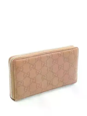 Gucci 2010s Guccissima Zip-around Wallet