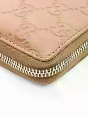 Gucci 2010s Guccissima Zip-around Wallet