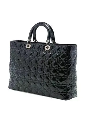 Dior Patent Cannage Lady Satchel