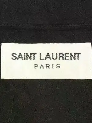 Saint Laurent 2010s Floral-jacquard Shirt