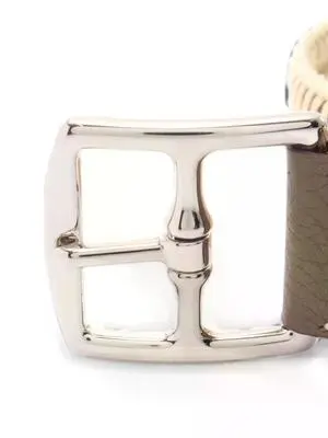 Hermès 2011 Etrivière Woven Belt - Neutrals
