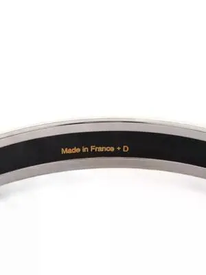 Hermès Celtic Knot Enamel Bangle Bracelet