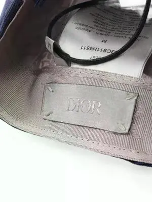 Dior Rhinestone Embellished Cap