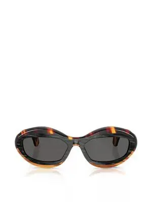 ALAIN MIKLI Cat-eye Frame Sunglasses - Brown