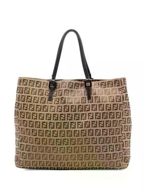 Fendi Zucchino Canvas Tote Bag