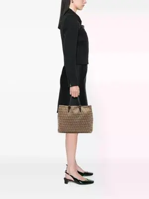 Fendi Zucchino Canvas Tote Bag