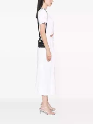 Dior Micro Lambskin Cannage Lady Satchel - Black