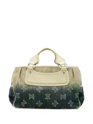 Celine Macadam Denim Ombre Boogie Handbag