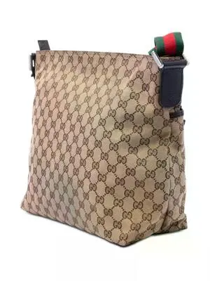 Gucci Gg Canvas Web Crossbody Bag