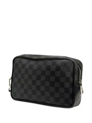 LOUIS VUITTON Damier Graphite Kasai Clutch Bag