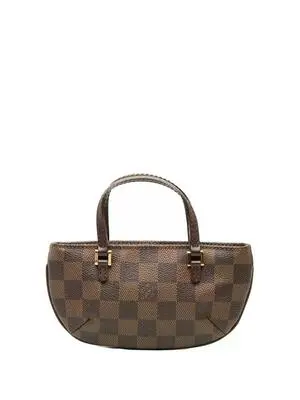 LOUIS VUITTON Damier Ebene Manosque Pochette Handbag