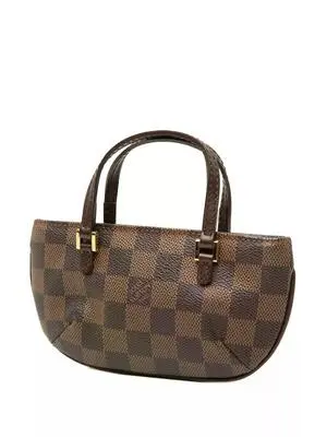 LOUIS VUITTON Damier Ebene Manosque Pochette Handbag