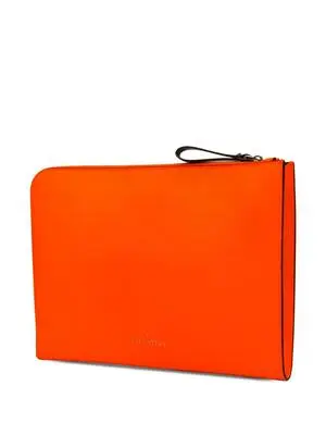 Valentino Garavani Leather Rockstud Vltn Document Case Clutch Bag