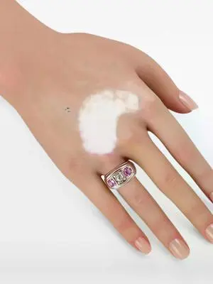 LB EXCLUSIVE Sapphire And Diamond Ring - Silver