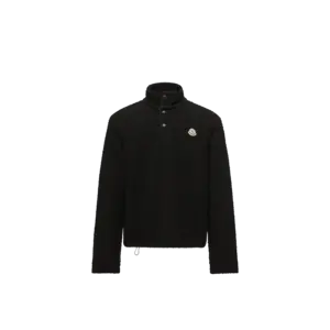Moncler Logo Knit Sweatshirt - Black