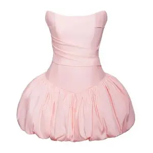 MISS CIRCLE NEW YORK Oletta Corset Strapless Mini Dress
