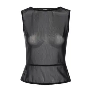 LAHIVE Ryder Sheer Mesh Top - Black