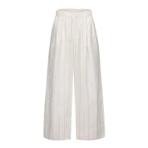 NUAJE NUAJE Rhea Wide Leg Linen Pant In Stripe