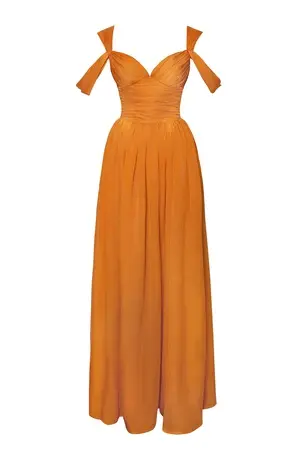 MISS CIRCLE NEW YORK Jelani Layered Maxi Dress