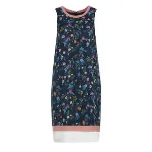CONQUISTA Viscose Dress - Blue