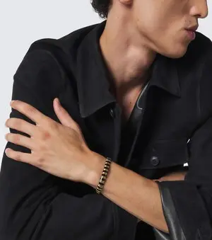 David Yurman Spiritual Beads 18kt And Onyx Bracelet