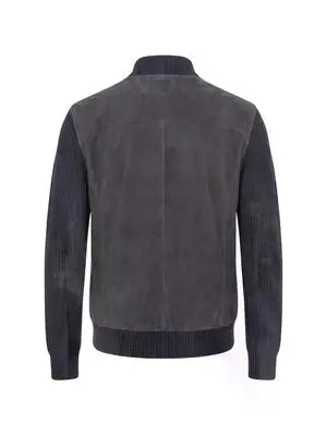 ARTE ANTWERP Suede Panelled Jacket