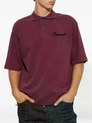 Dsquared2 Polo With Embroidered Logo