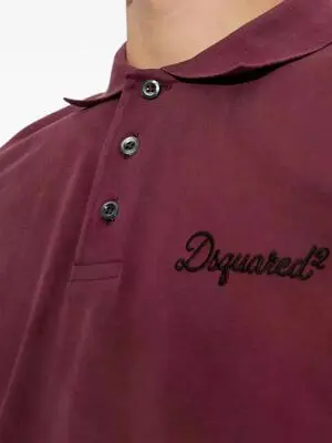 Dsquared2 Polo With Embroidered Logo