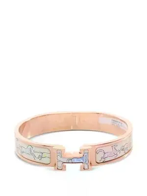 Hermès 2020s Pm Clic Clac Chevaux En Liberté Bangle